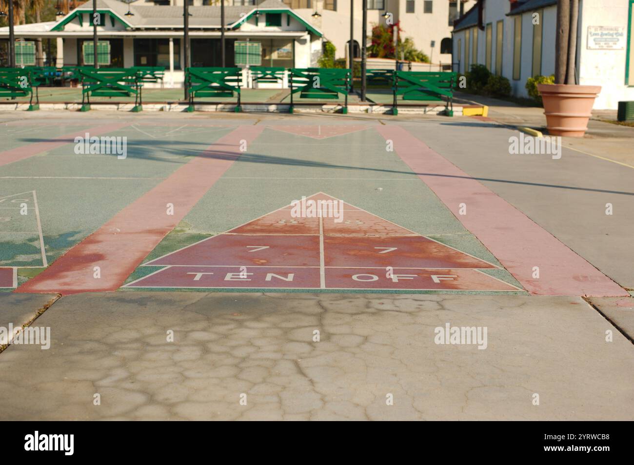 Close wide view of the white painted triangle section of an outdoor ...
