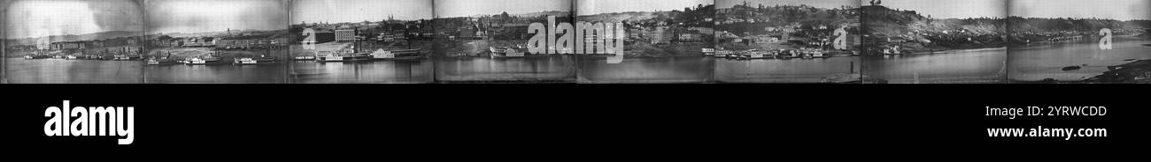 Cincinnati Panorama of 1848 (definitive Stock Photo - Alamy