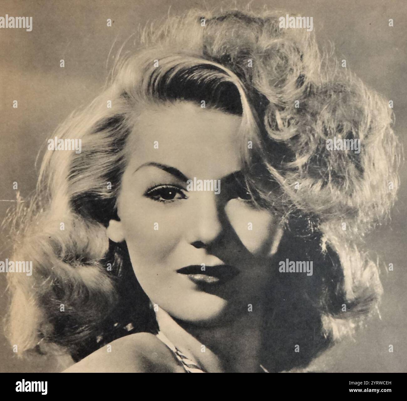 Cindy Garner pin-up from Yank, The Army Weekly, April 1945 (cropped ...