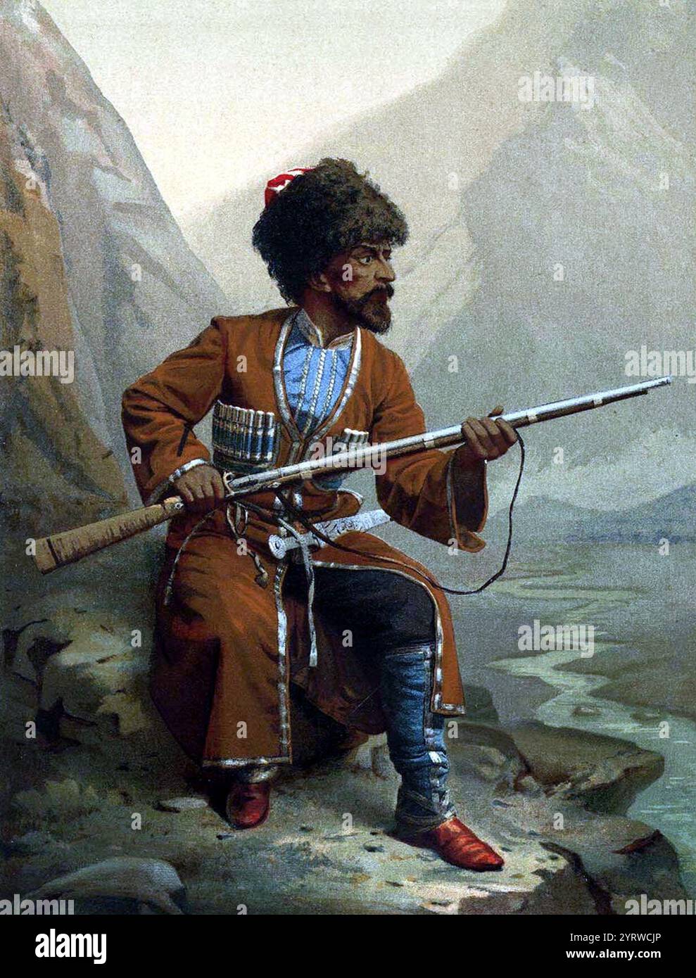 Circassian warrior hi-res stock photography and images - Alamy