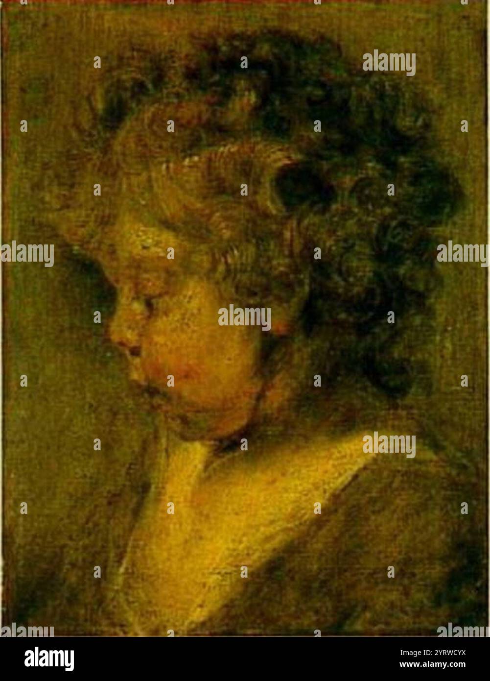 Circle of Peter Paul Rubens or Anthony van Dyck - Study of a child ...