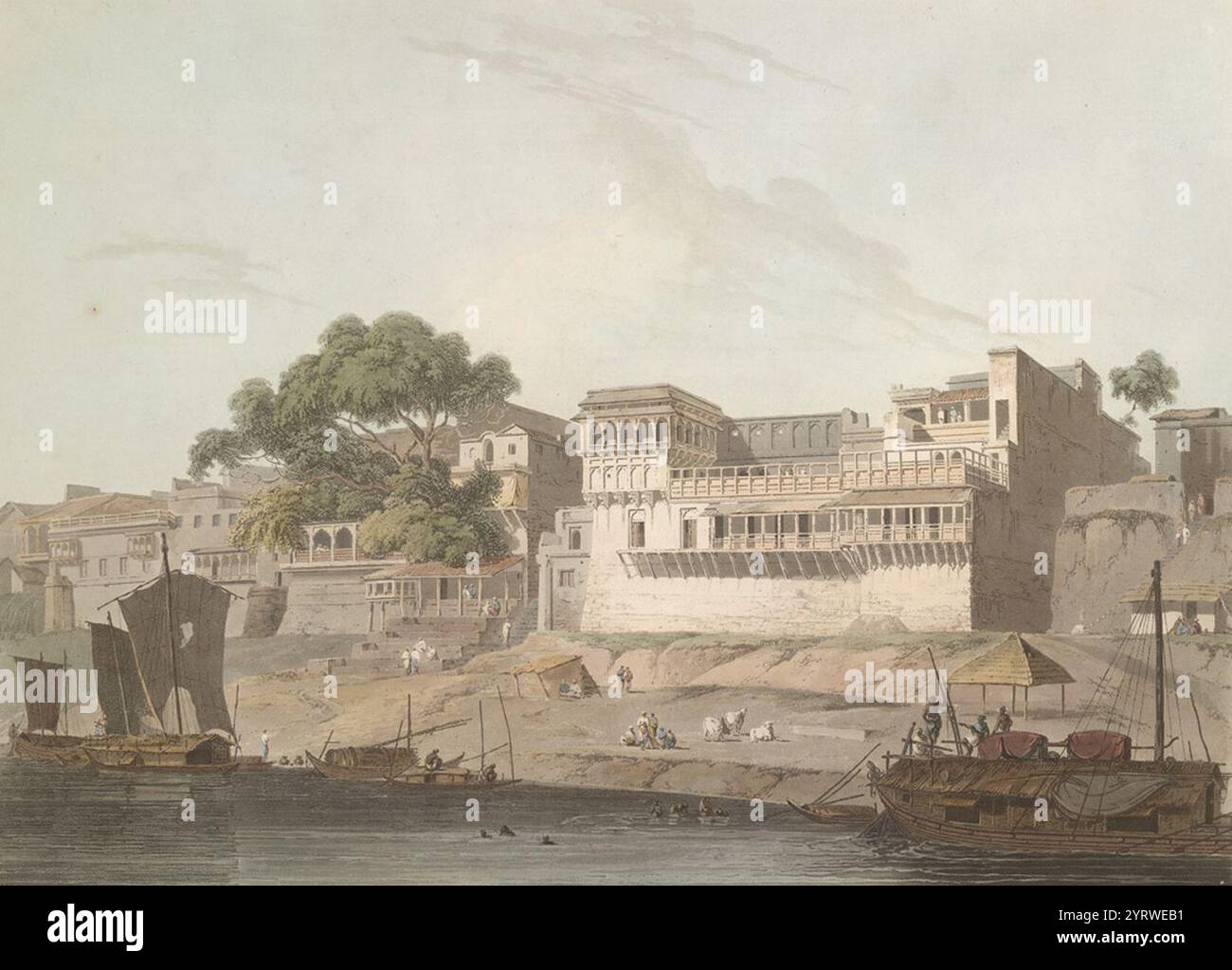 City of Patna, on the River Ganges, 19th century Stock Photo - Alamy