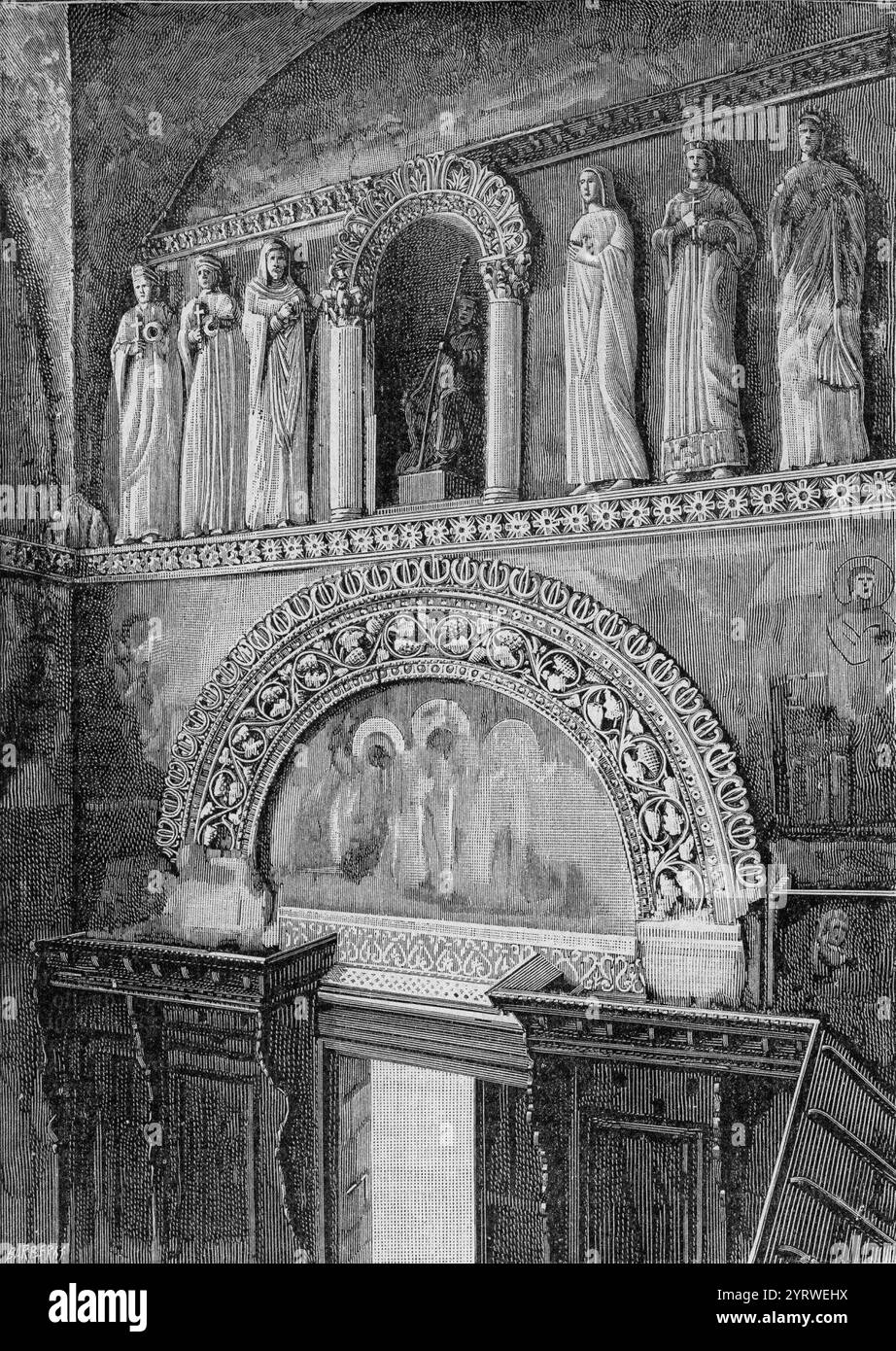 Cividale santa maria in valle Black and White Stock Photos & Images - Alamy