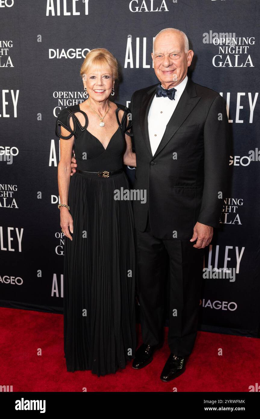 New York, USA. 04th Dec, 2024. Daria L. and Eric J. Wallach attend ...