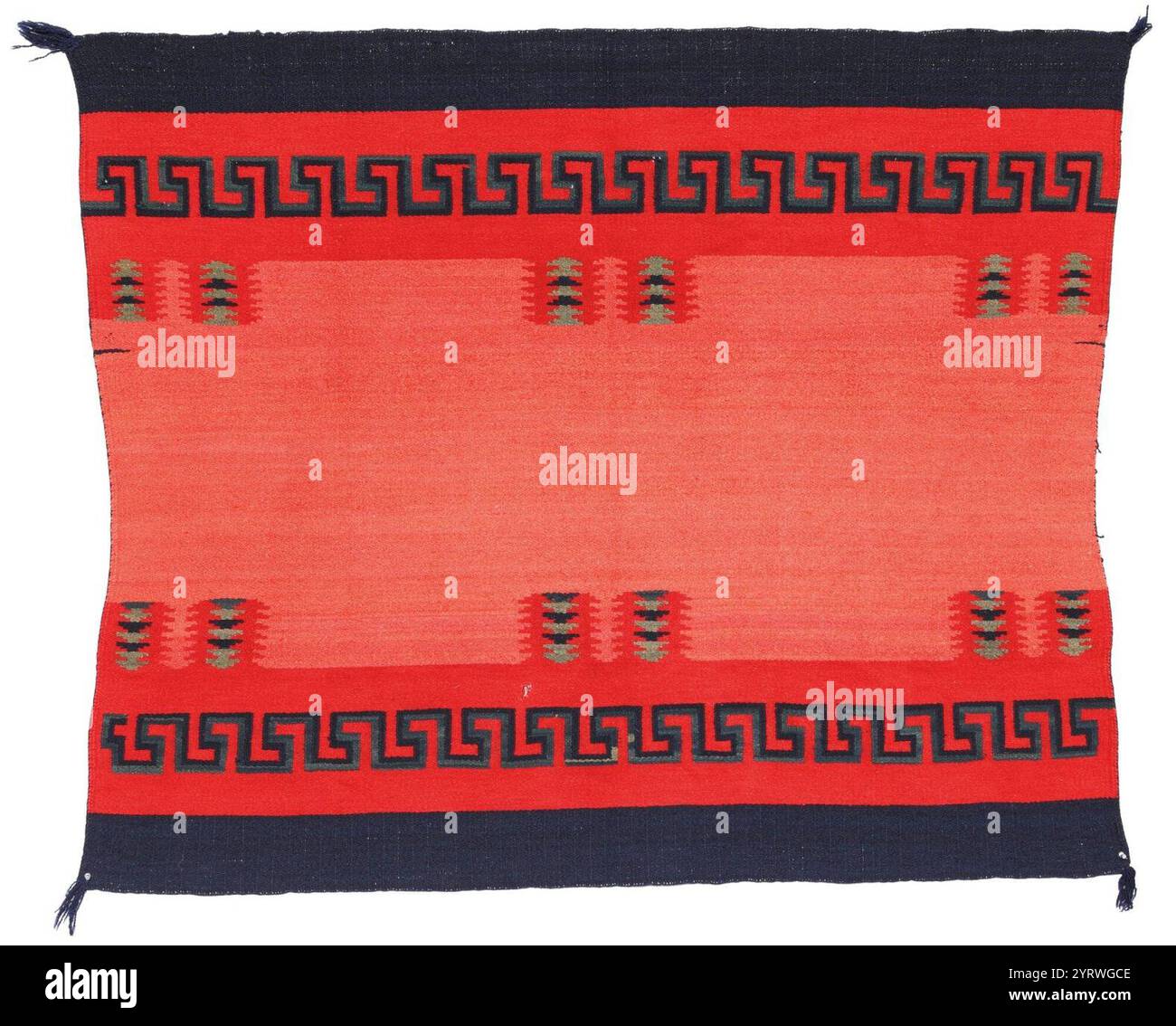 Classic Navajo Woman's Shoulder Twill-Woven Blanket Stock Photo - Alamy