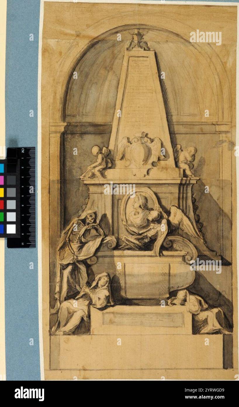 Claude Audran II - Project for a Tomb Stock Photo - Alamy