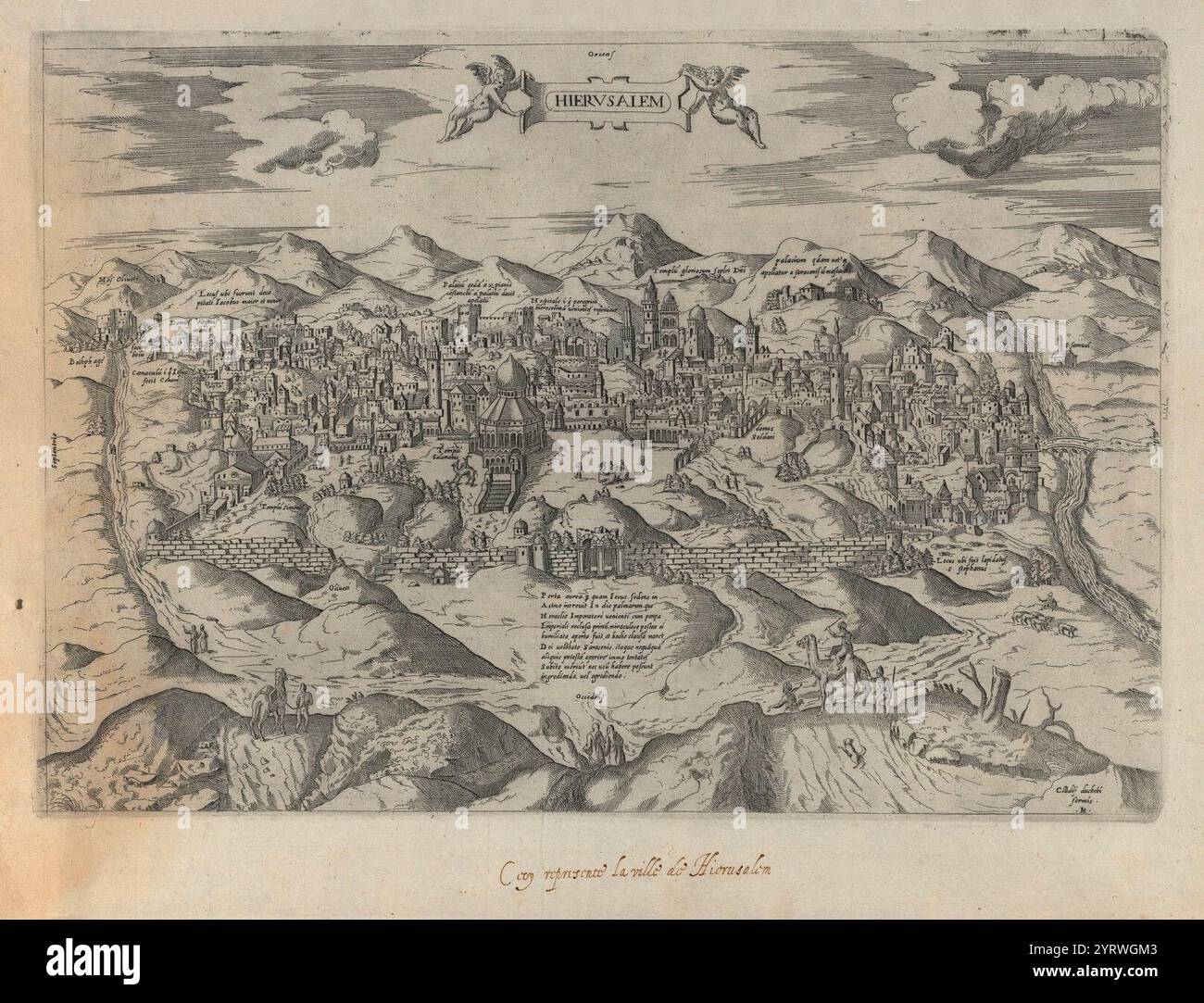 Claude Duchet, Hierusalem Stock Photo - Alamy