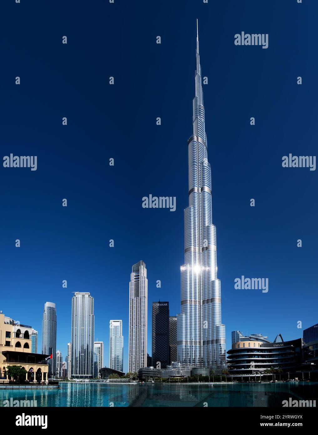 Burj Khalifa is the world's tallest building, located in Dubai, UAE ...
