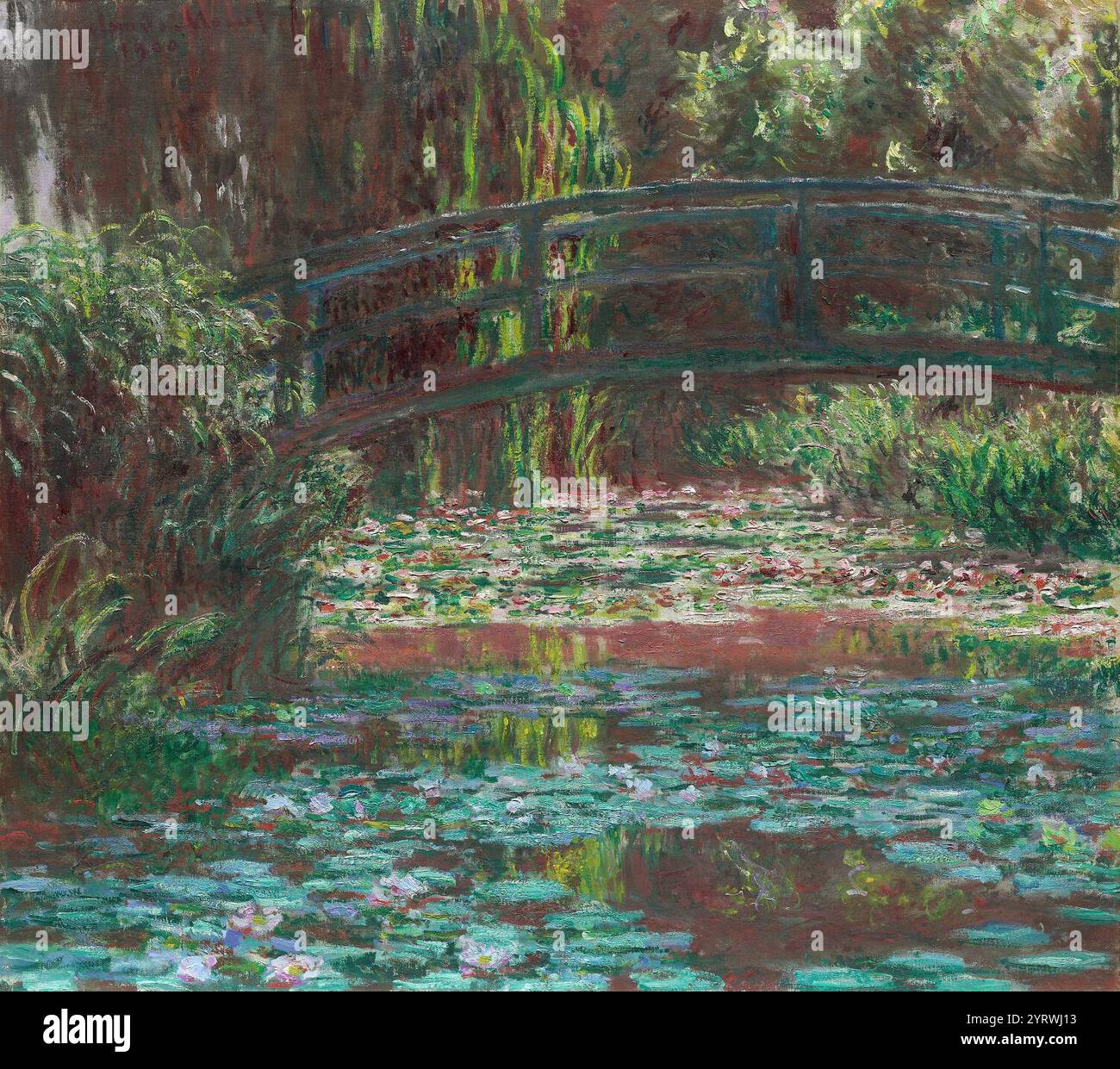 Claude Monet - Water Lily Pond Stock Photo - Alamy