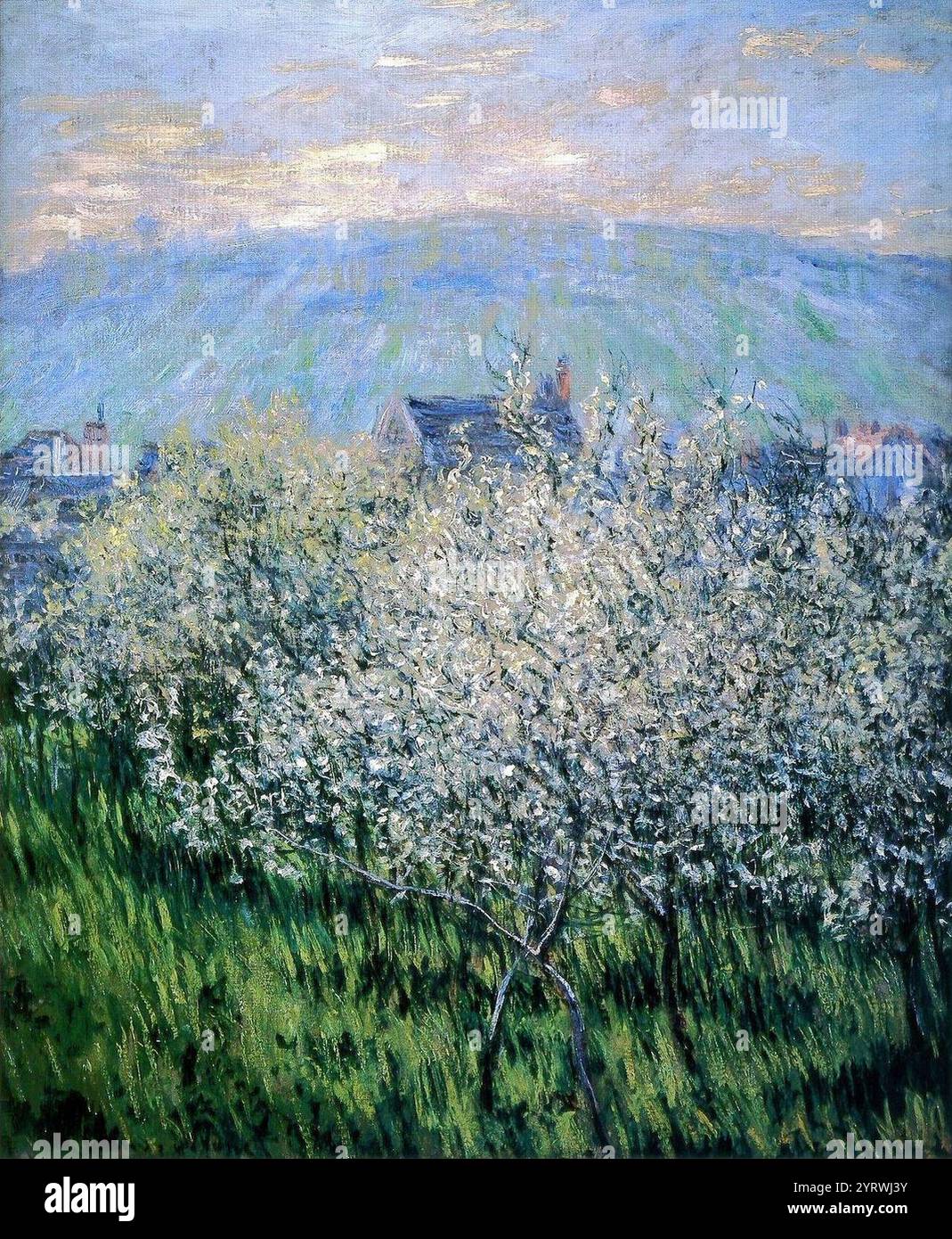Claude Monet Prunieurs en fleurs 1879 Stock Photo - Alamy