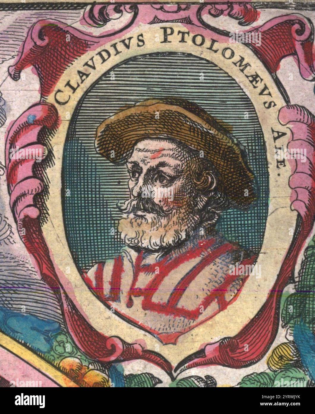 Clavdivs Ptolomævs Ale. Henricus Hondius II, Nova totius terrarum orbis ...