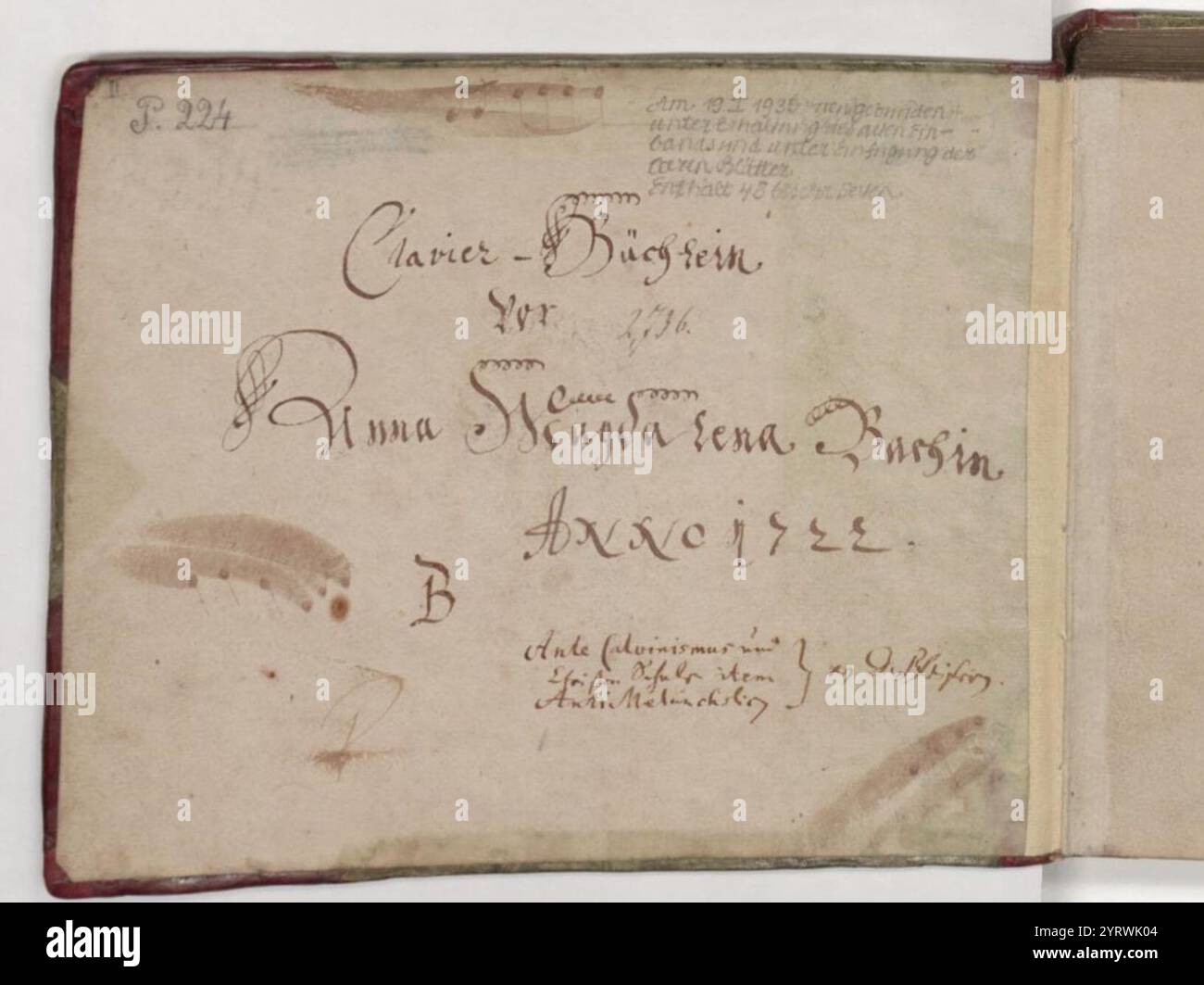 Anna magdalena hi-res stock photography and images - Alamy