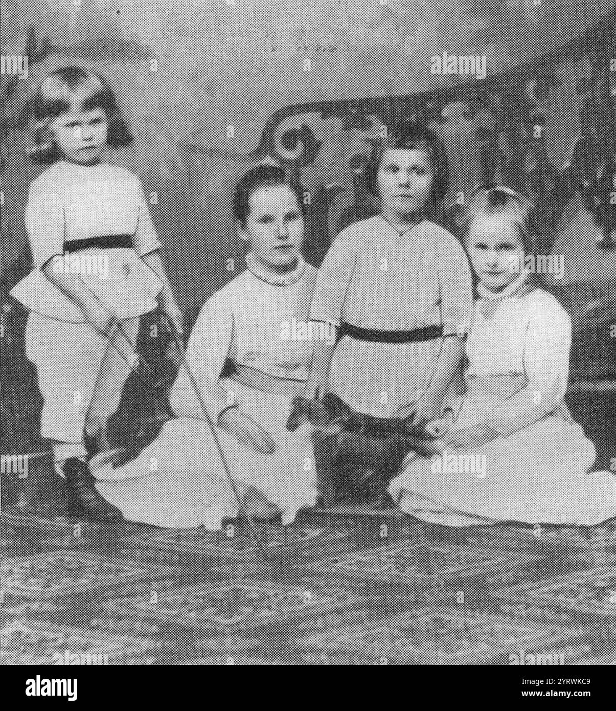 Clemens August von Galen and siblings (1884 Stock Photo - Alamy
