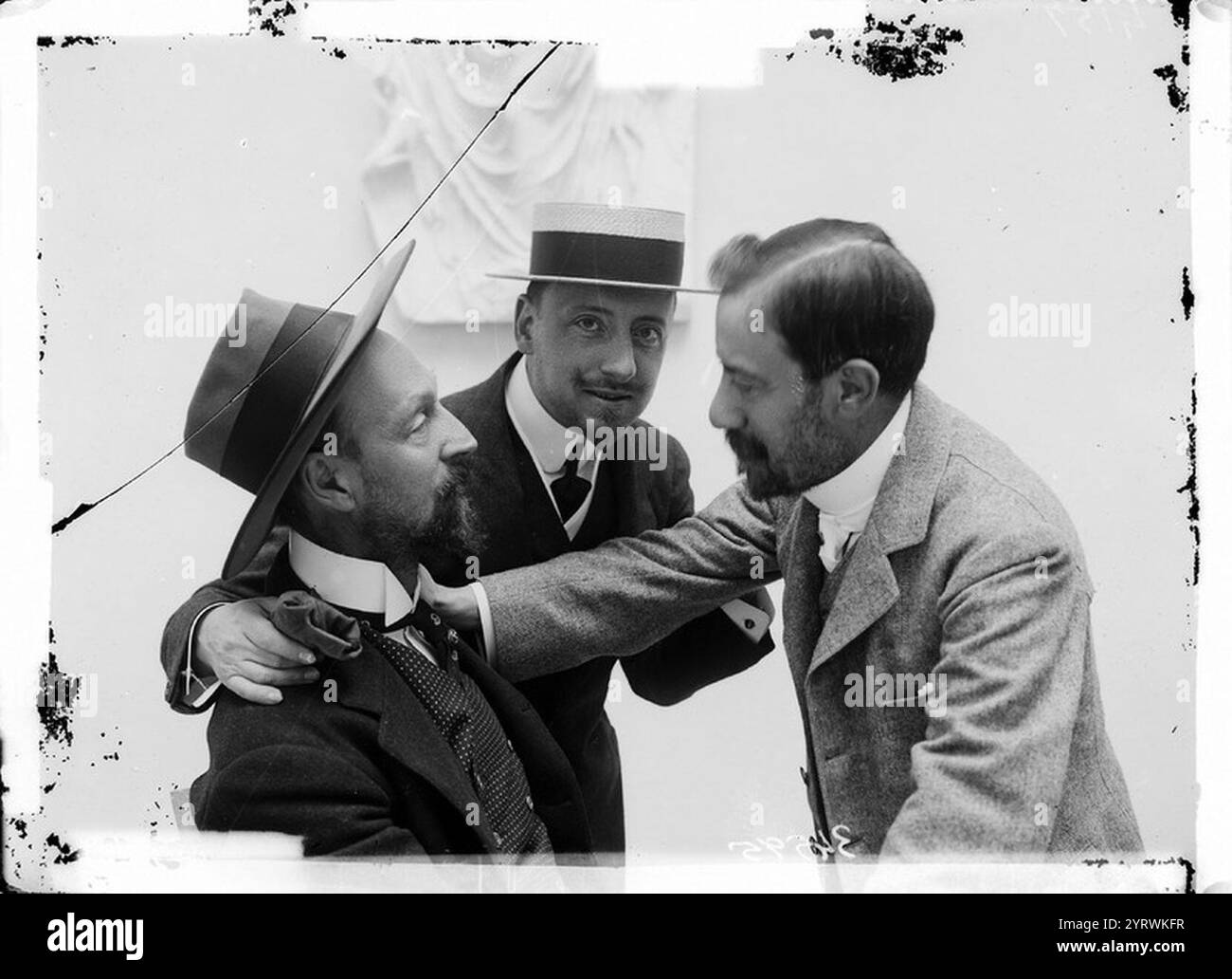 Clemente Origo Gabriele D'Annunzio Cesare Pascarella Stock Photo - Alamy