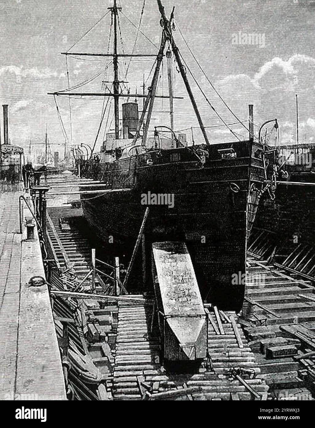 Cleopatra needle loading Stock Photo - Alamy