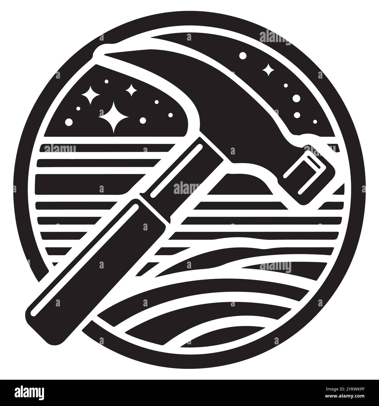 Simple hammer vector hi-res stock photography and images - Alamy