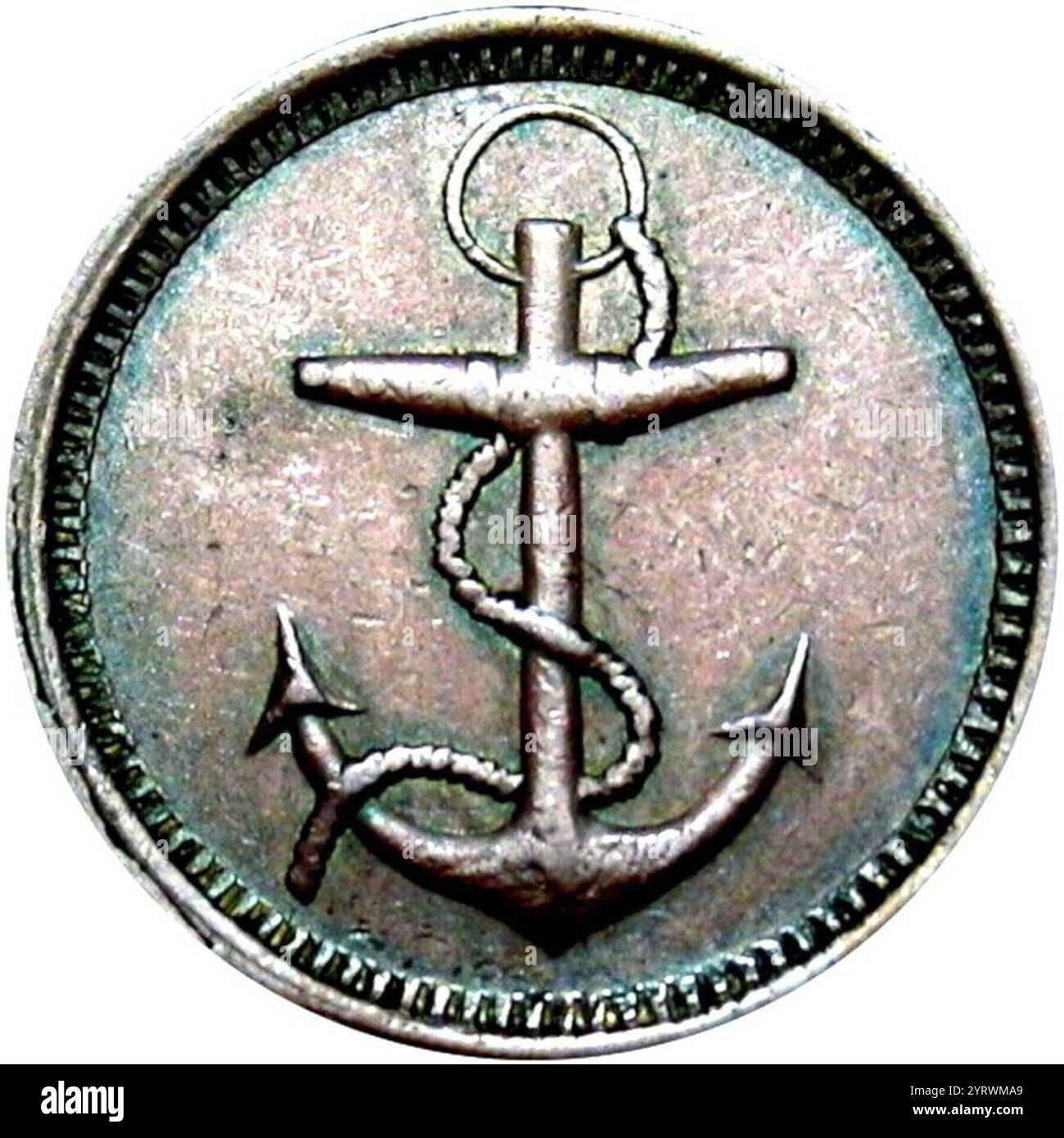 Cleveland, Ohio - Civil War Token T. J. Quinlan Anchor R8 NGC ...