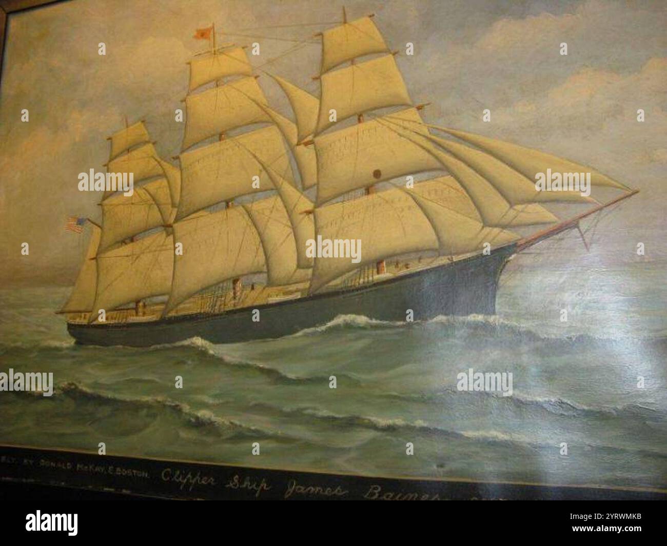 Clipper Ship ''James Baines'' 1938 424 Stock Photo - Alamy