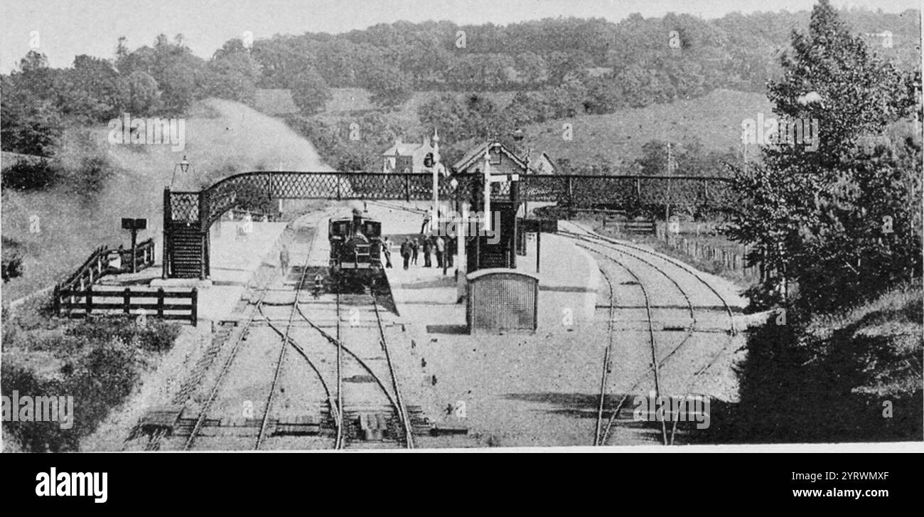 Clonakilty Junction Station c1898 Stock Photo - Alamy
