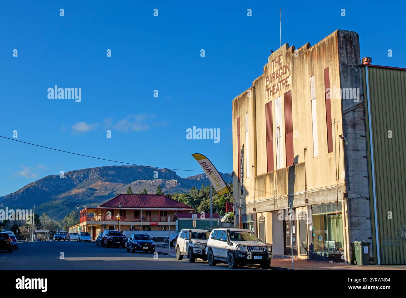 The Paragon Theatre in Queenstown, Tasmania Stock Photo - Alamy
