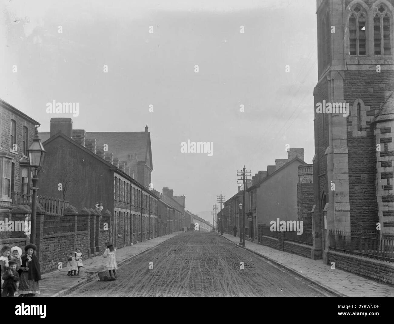 Clydach vale Black and White Stock Photos & Images - Alamy