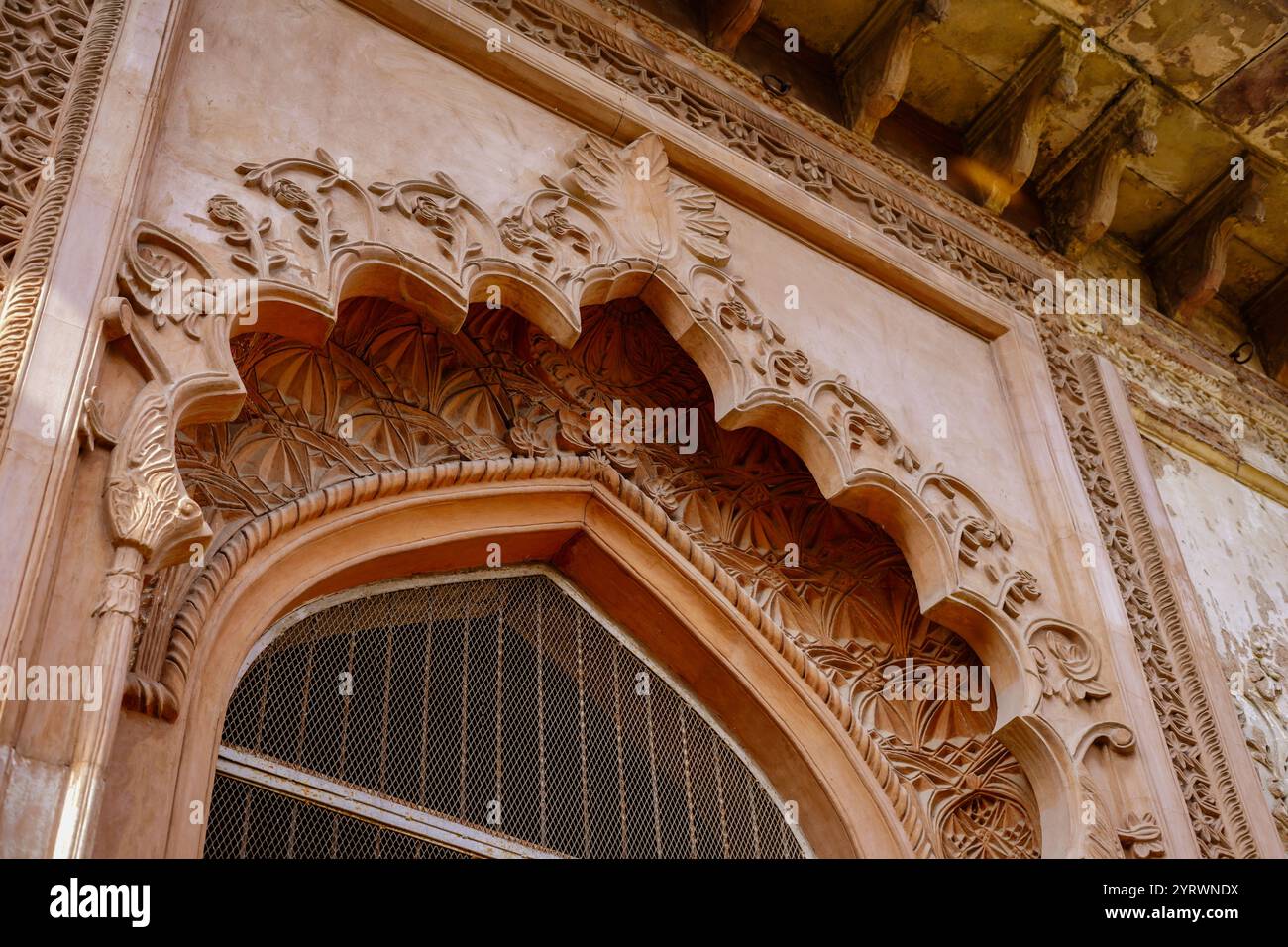 The archway of an ancient building in Lucknow city of Uttar Pradesh ...