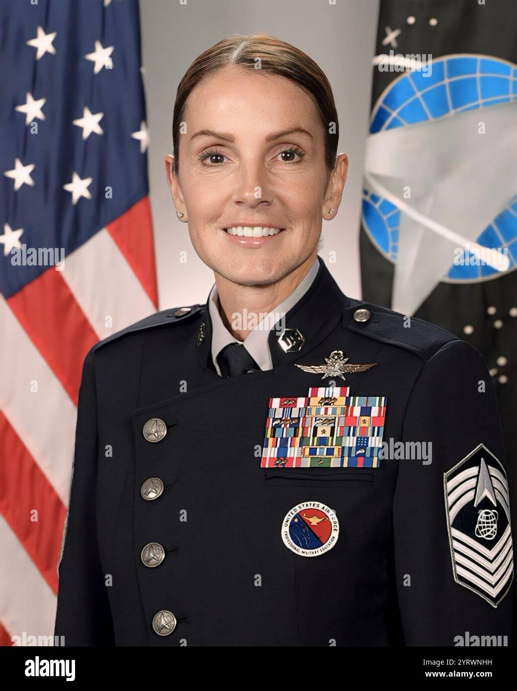 CMSgt April L. Brittain (3 Stock Photo - Alamy