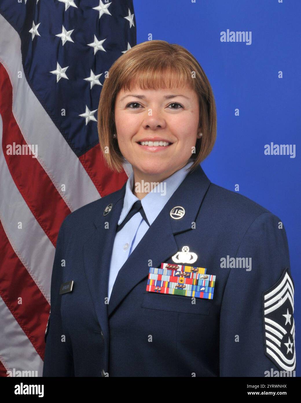 CMSgt Angelica M. Johnson Stock Photo - Alamy