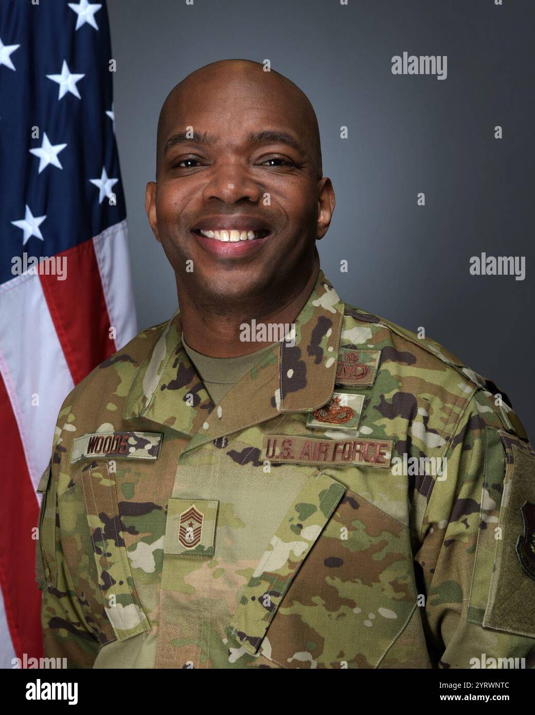 CMSgt Ronnie J. Woods (1 Stock Photo - Alamy