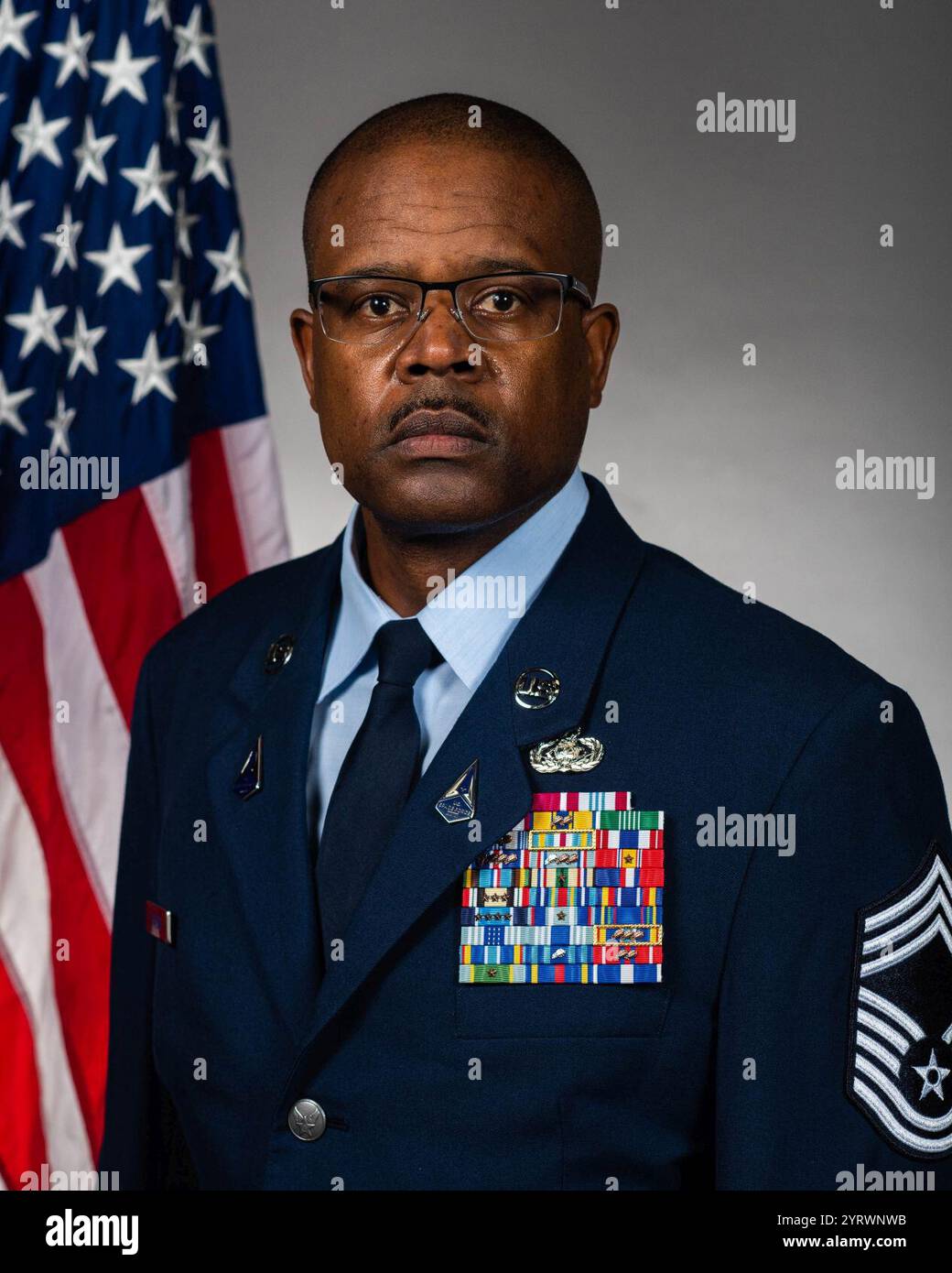 CMSgt Willie H. Frazier II (3 Stock Photo - Alamy