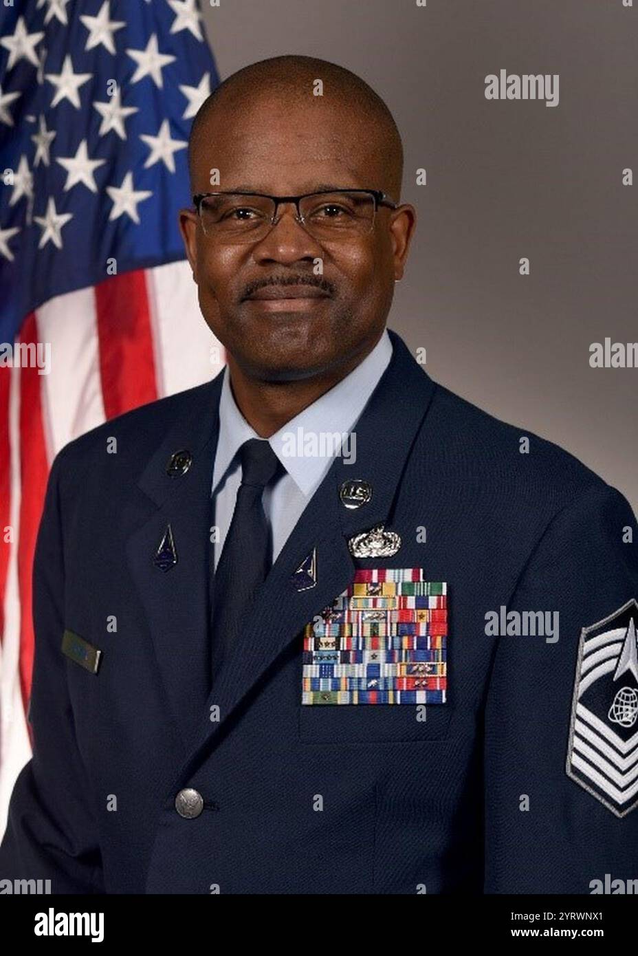 CMSgt Willie H. Frazier II (4 Stock Photo - Alamy