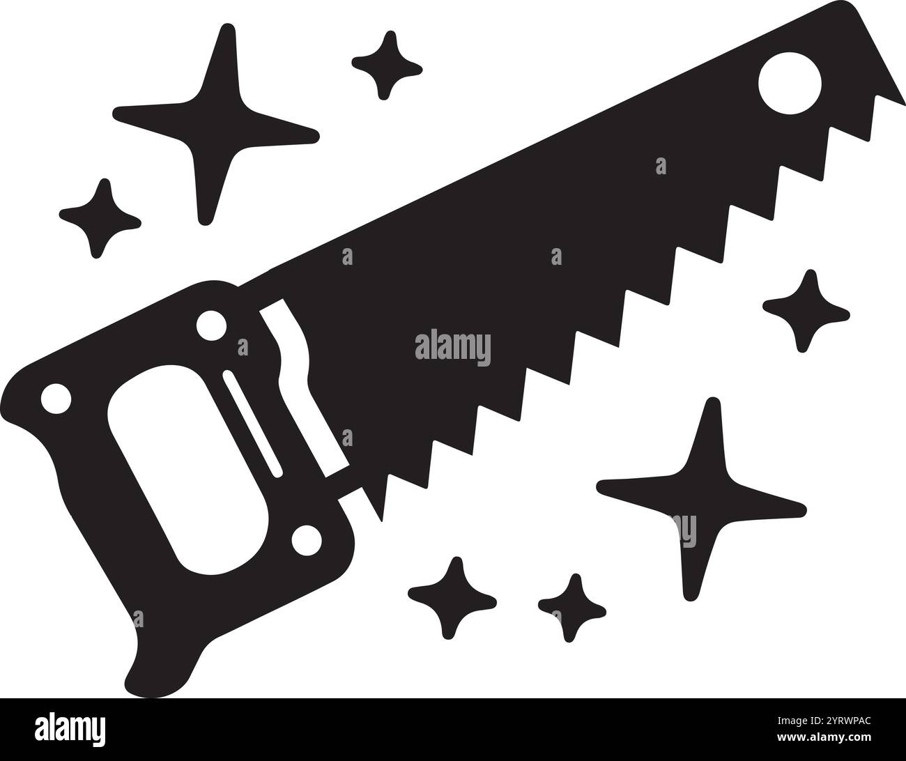 Steel saw vector hi-res stock photography and images - Alamy