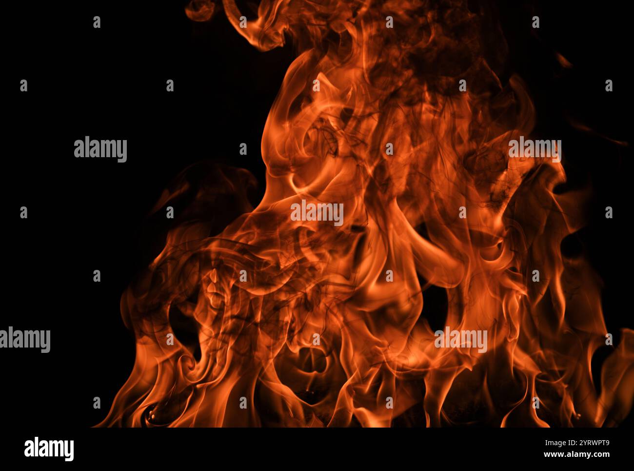 The fire, burning flame. Large burning flaming fire Stock Photo - Alamy