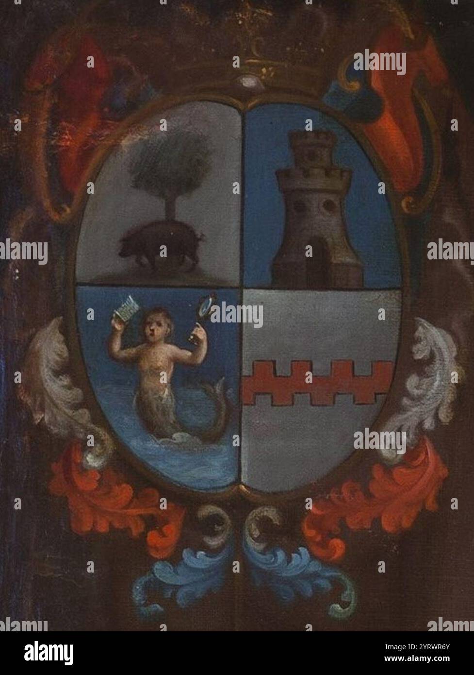 Coat of arms of Juan Antonio Vizarrón y Eguiarreta, Archbishop of ...