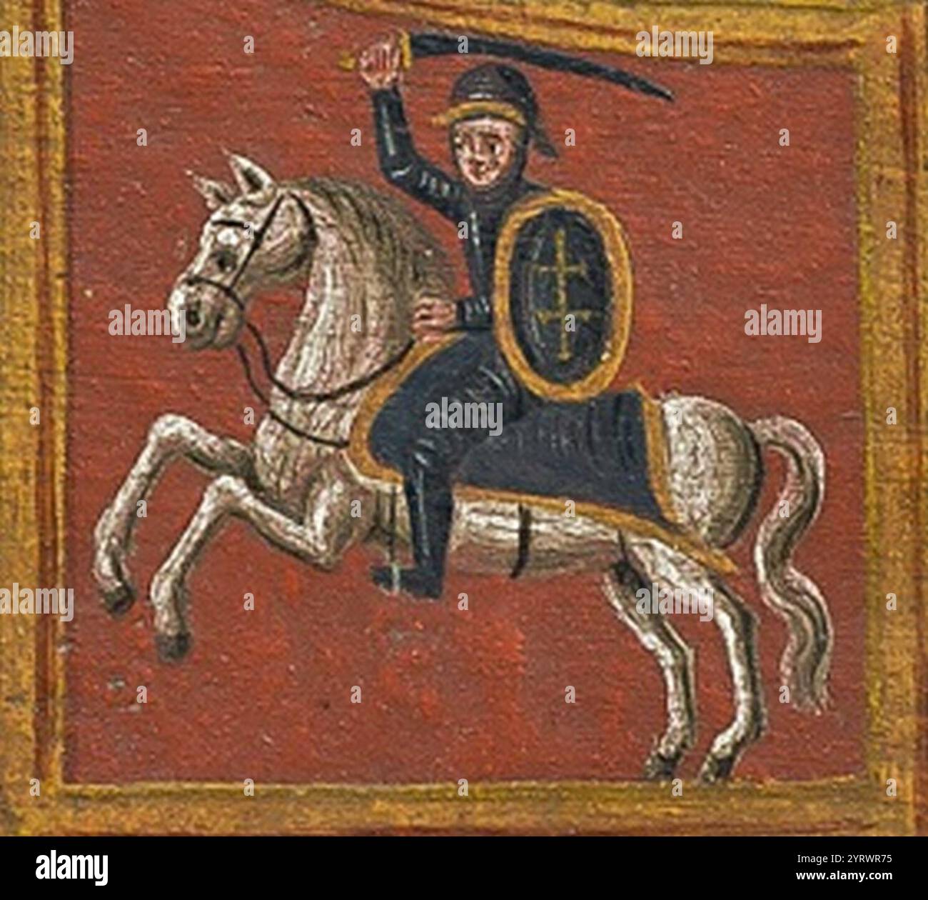 Coat of arms of Lithuania Vytis (Waykimas) with the Double Cross of the ...