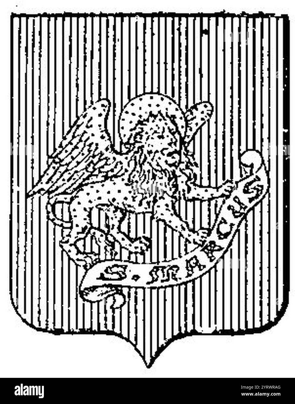 Coat of arms of Marc Chatagnon Stock Photo - Alamy