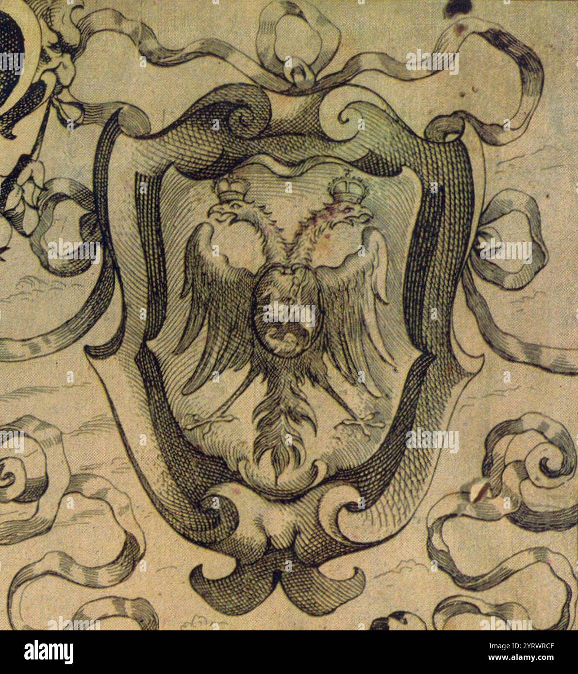 Coat of arms of Russian tsardom (Sigismund's plan Stock Photo - Alamy
