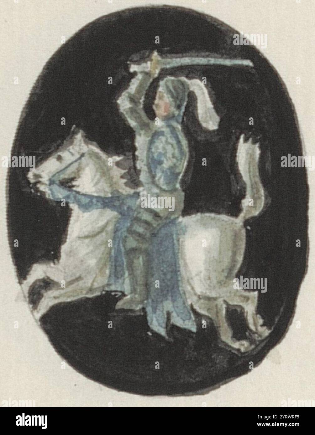 Coat of arms of the City of Polockas with Vytis (Waykimas), painted in ...