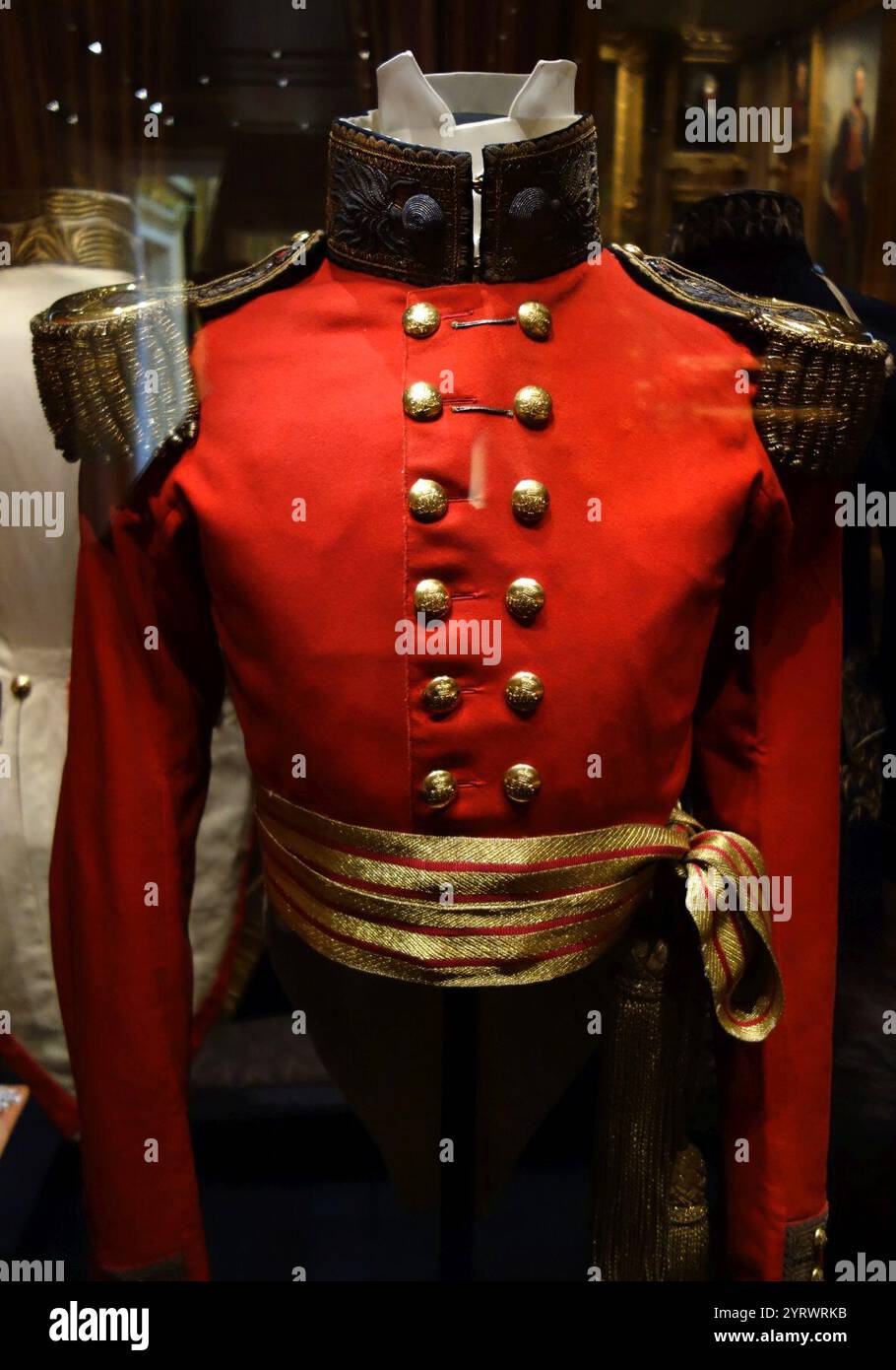 Coatee, epaulettes, and sash, Colonel of the Grendadier Guards, c. 1830 ...