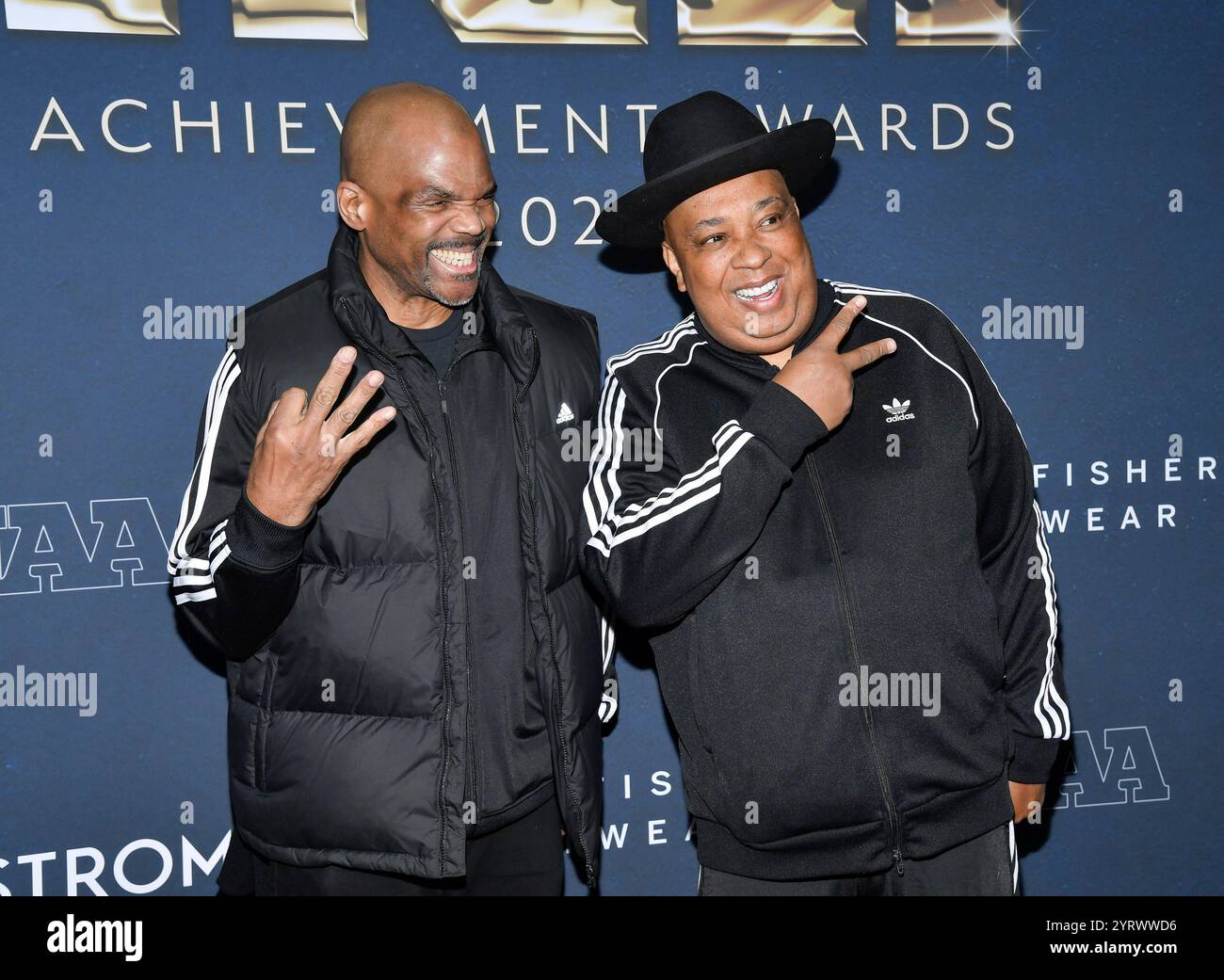 Darryl McDaniels, left, and Joseph Simmons attend the 38th annual ...