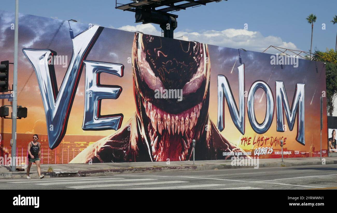 Los Angeles, California, USA 5th October 2024 Venom Tom Hardy Billboard ...