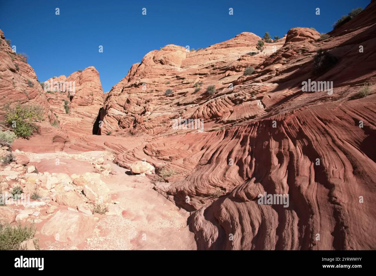 Rocks of Wire Pass in United States Stock Photo - Alamy