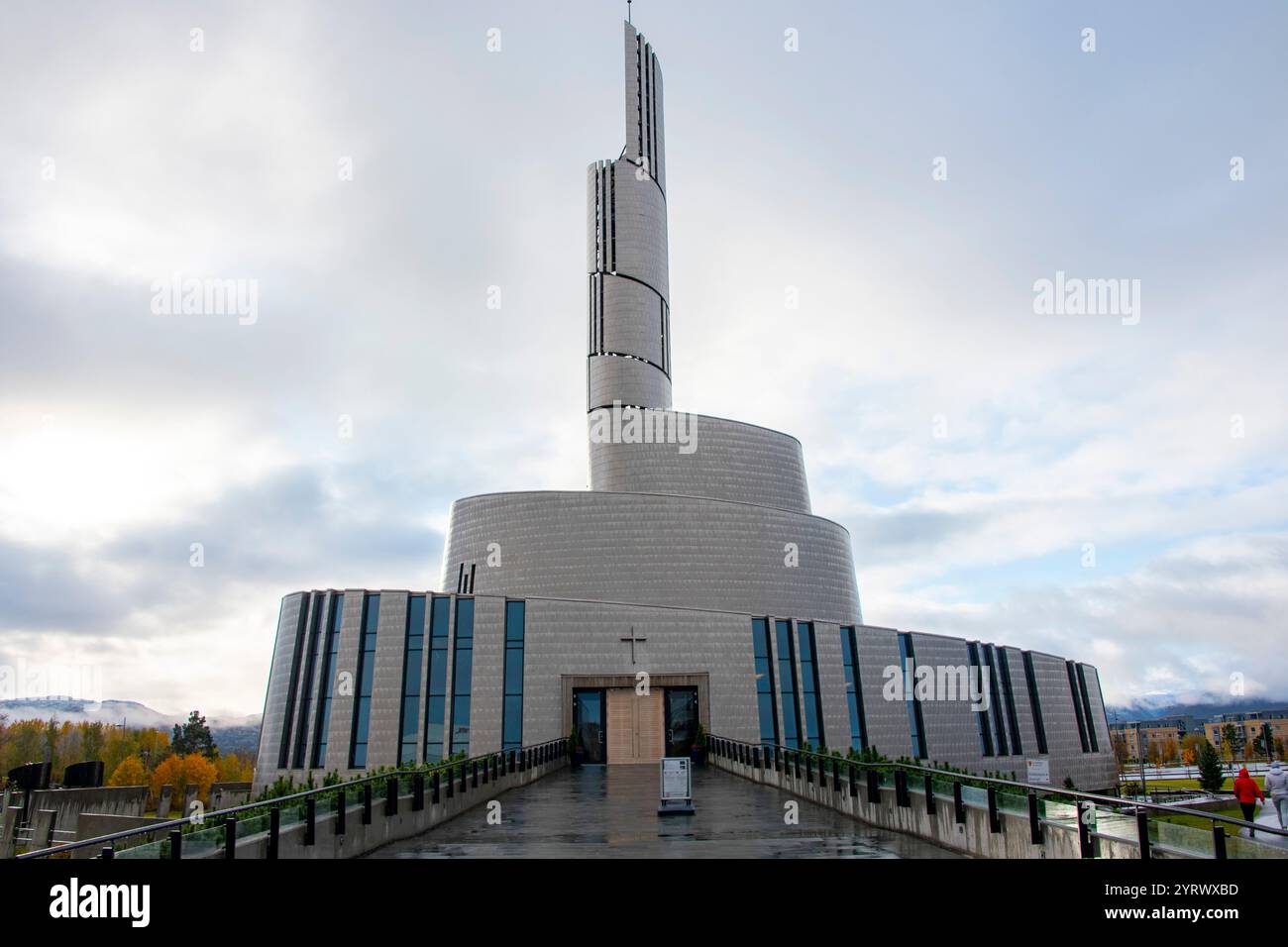 Cathedral of The Northern Lights in Alta - Norway Stock Photo - Alamy