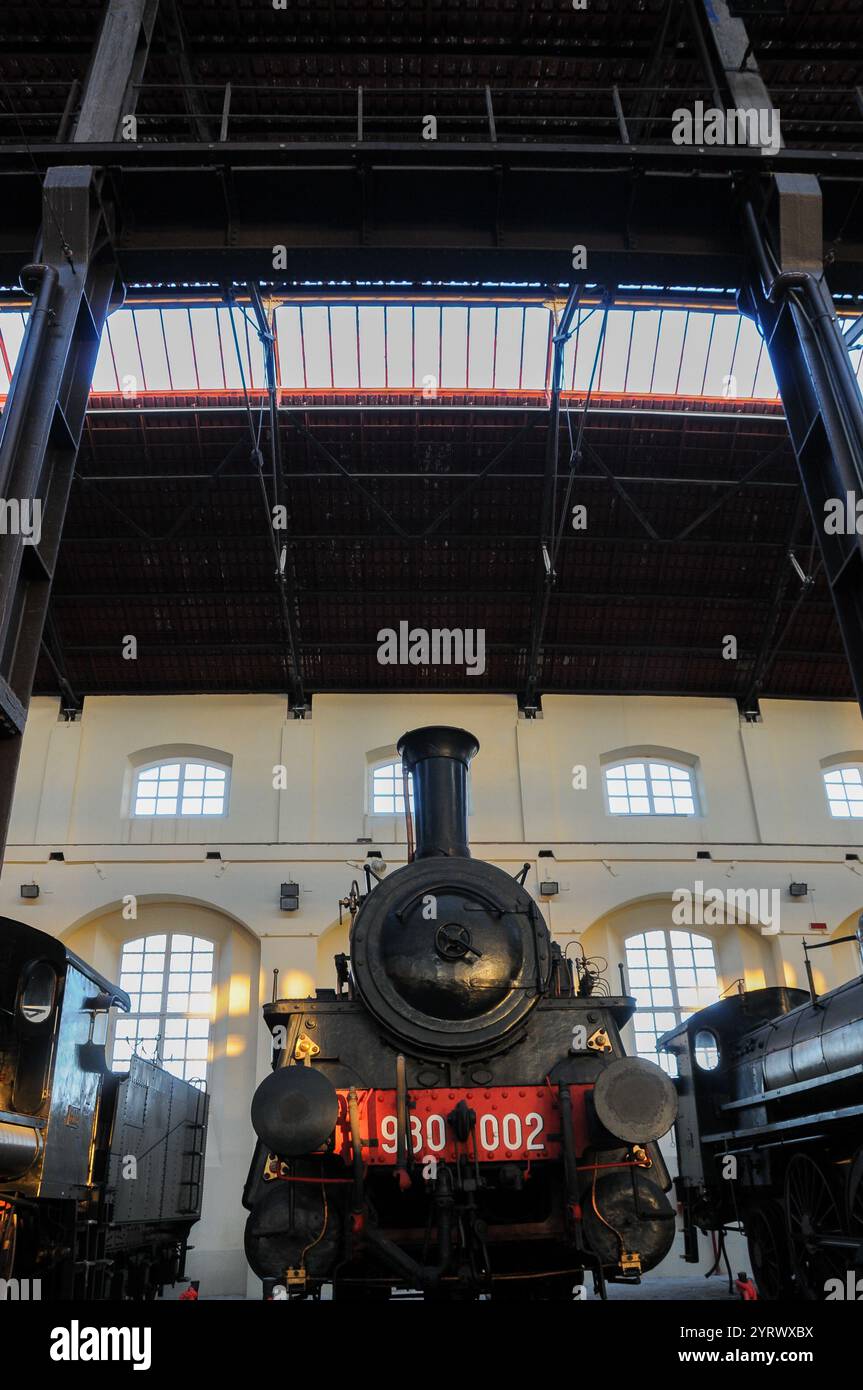 Steam locomotive 980.002. Construction SLM (year 1898) at the National ...