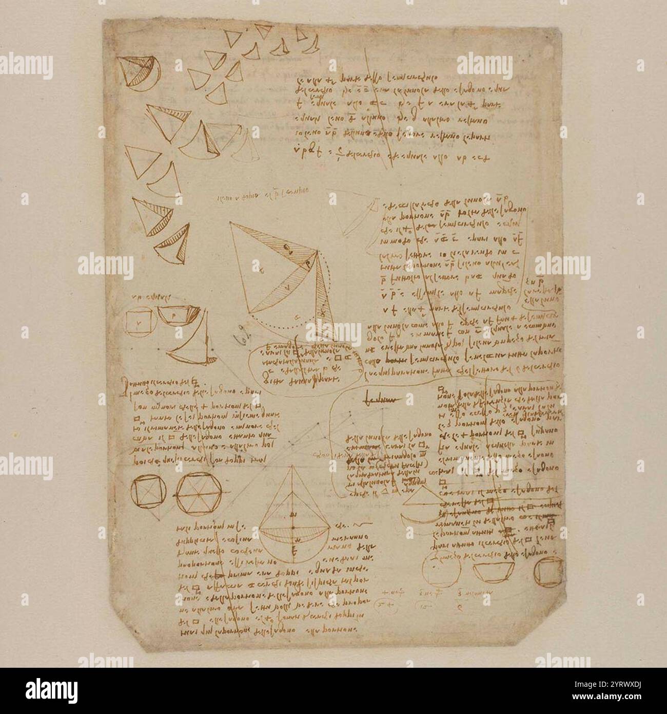 Codex Atlanticus - 000R-630 Stock Photo - Alamy