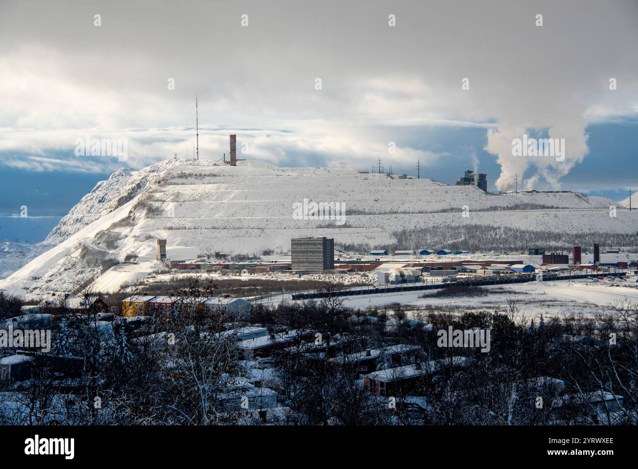 Iron Ore Mine - Kiruna - Sweden Stock Photo - Alamy