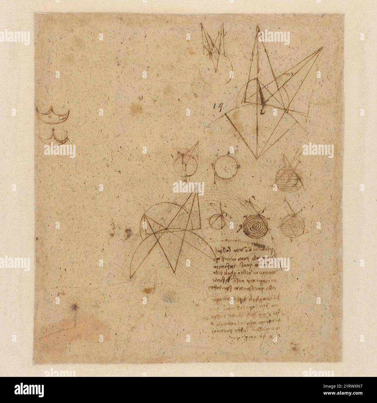 Codex Atlanticus - 000R-788 Stock Photo - Alamy