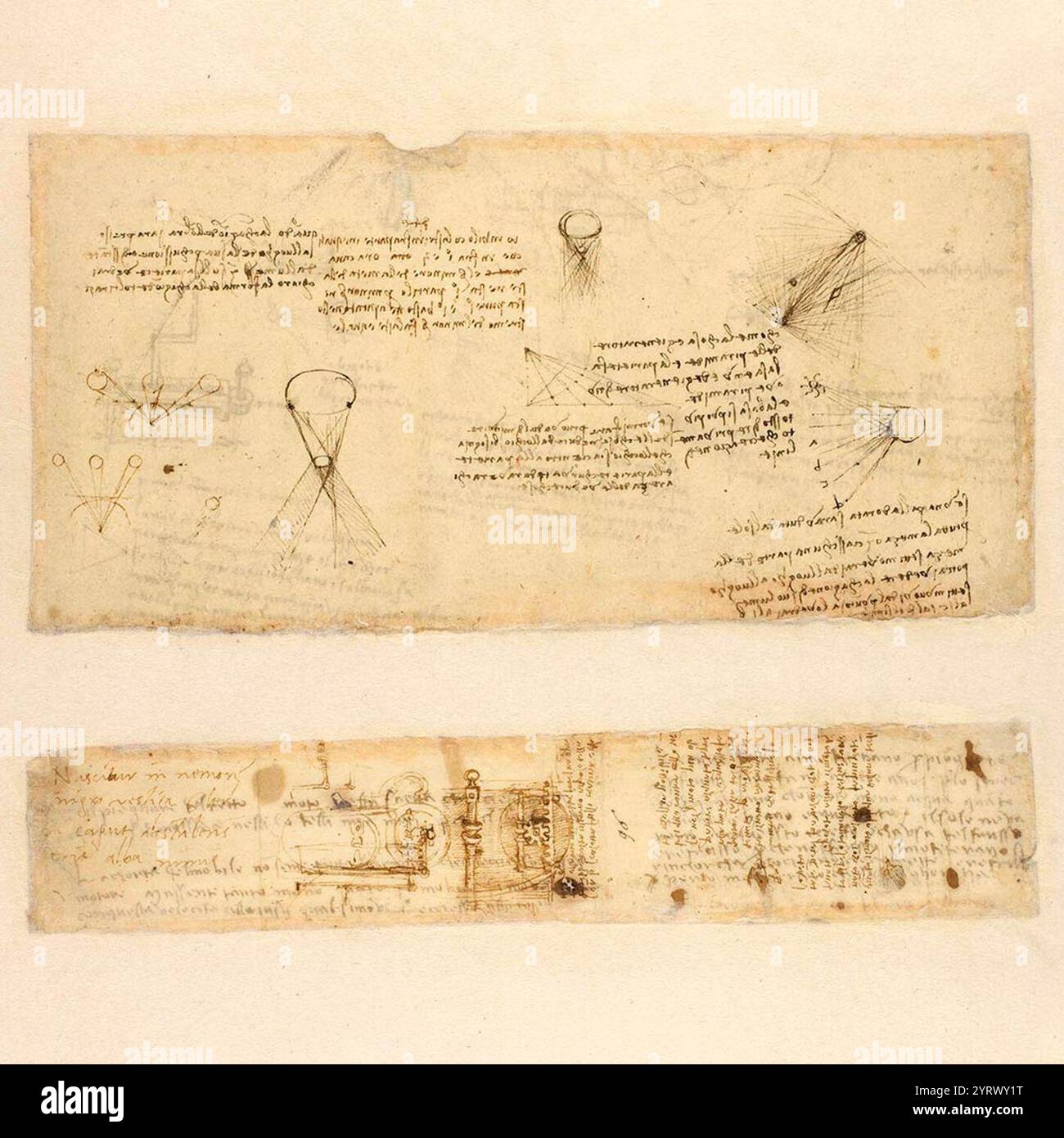Codex Atlanticus - 000R-978 Stock Photo - Alamy