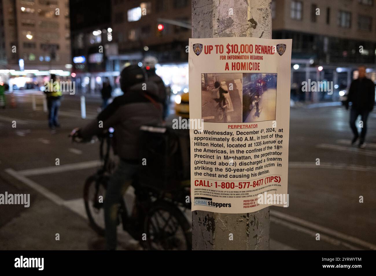 Wanted poster for the the suspect of the murder of UnitedHealthcare CEO ...