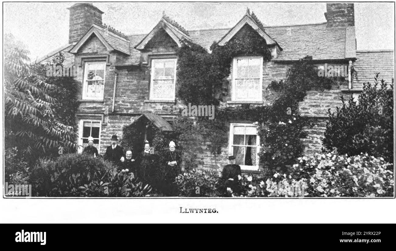 Cofiant Dafydd Rolant Pennal (page 96 crop Stock Photo - Alamy